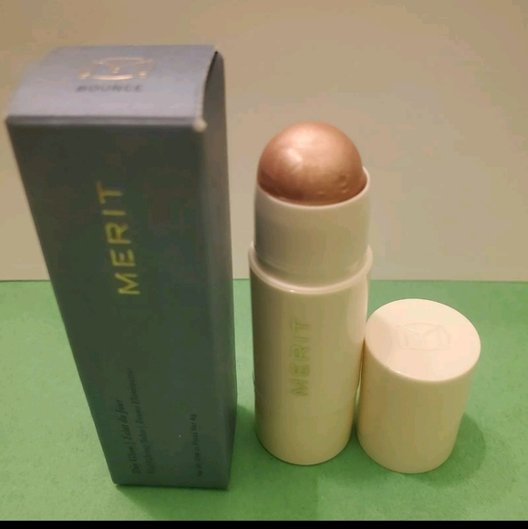 Merit | Makeup | Merit Day Glow Dewy Highlighting Balm Bounce Rose Gold ...